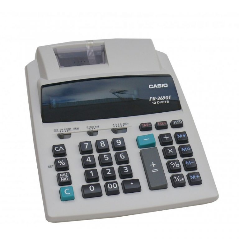 CALCULADORA CASIO FR 2650 T - Atlas City S.A.
