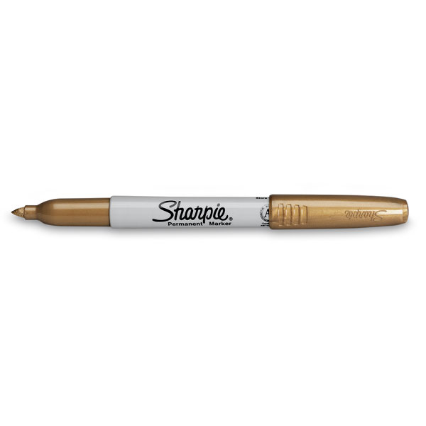 MARCADOR SHARPIE Permanente Fino / Ultrafino METALICOS Colores Gold ...